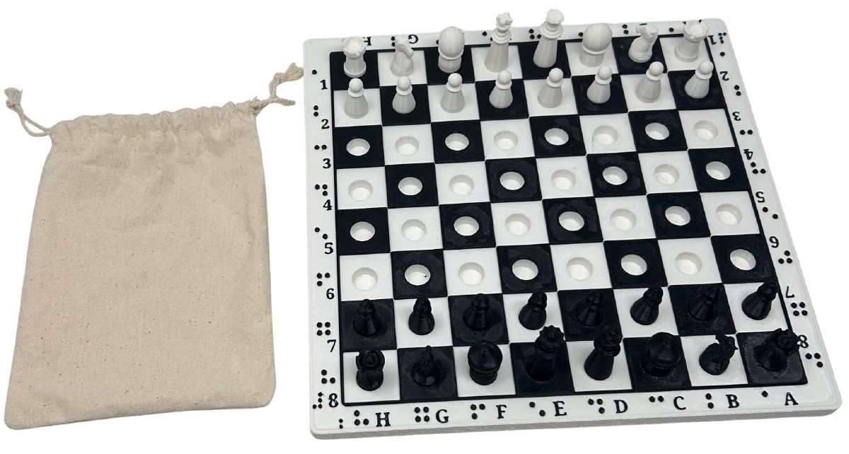 Braille Chess Set for the Blind | Braille Superstore